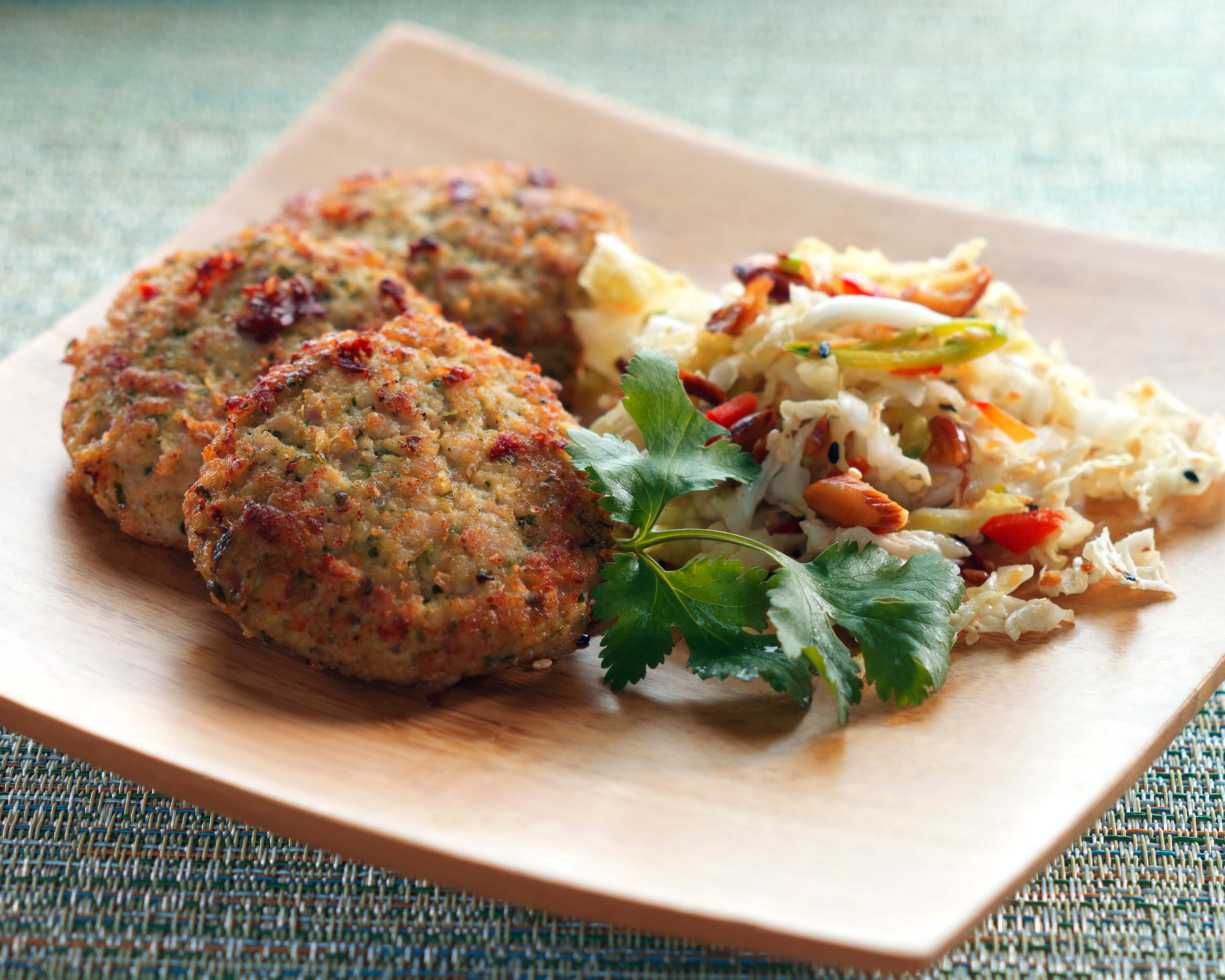 Chinese Gold Coin Turkey Cakes Recipe - National Turkey Federation