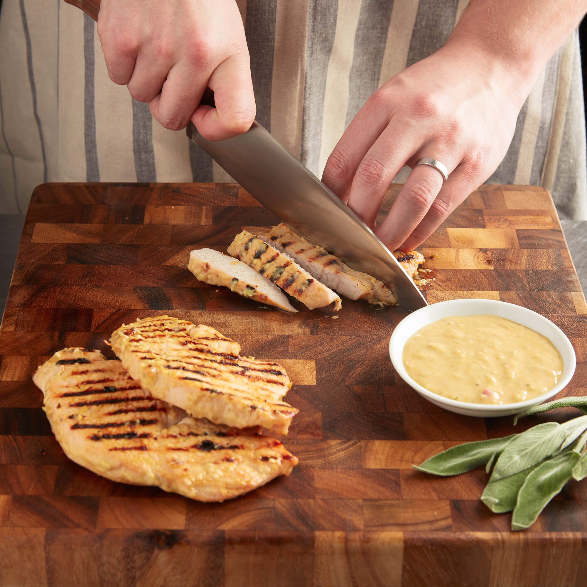 Mustard & Sage Glazed Turkey Steaks Recipe - National Turkey Federation
