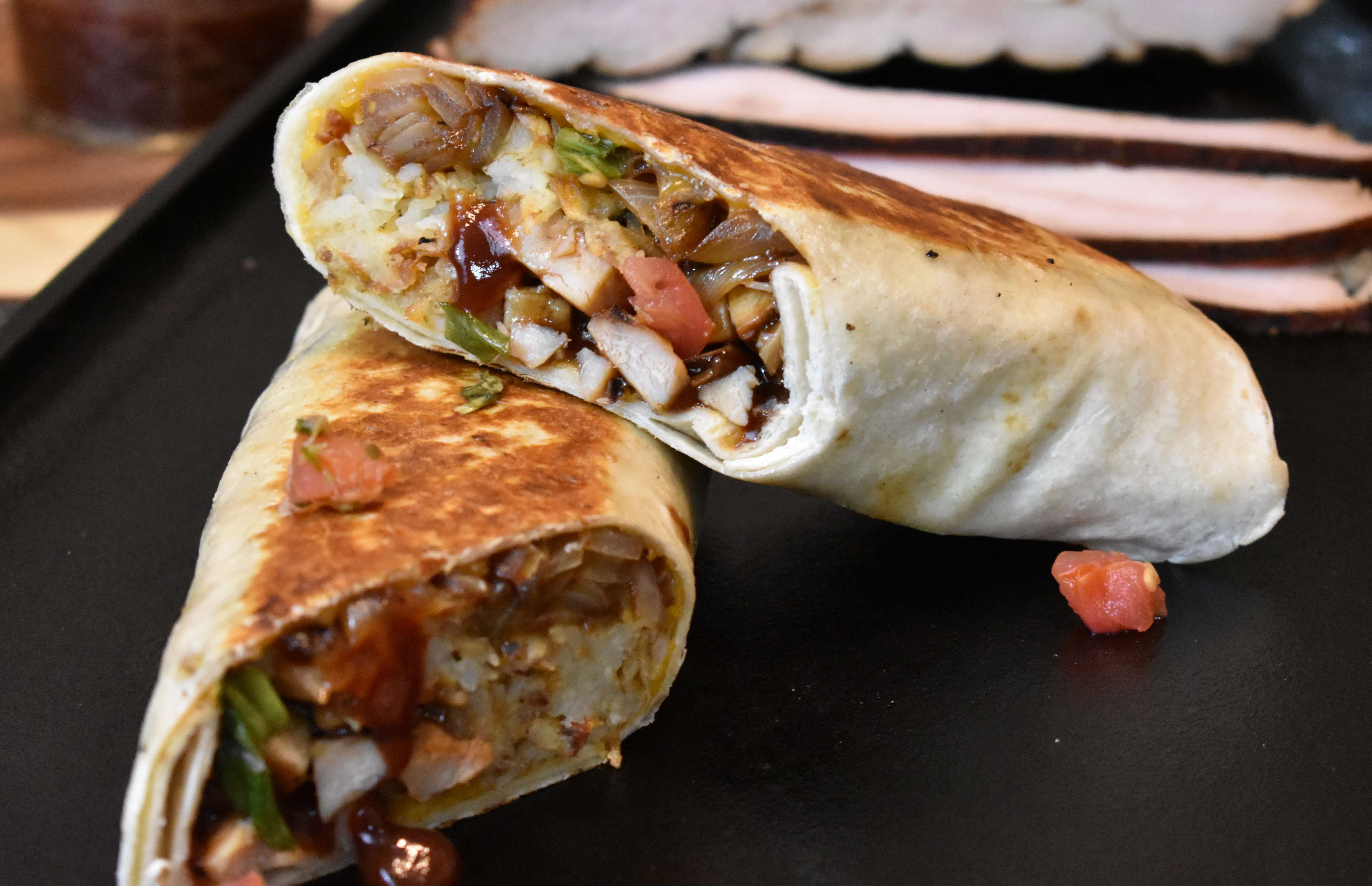 Grilled Smoked Turkey & Hash Brown Wrap Recipe - National Turkey Federation